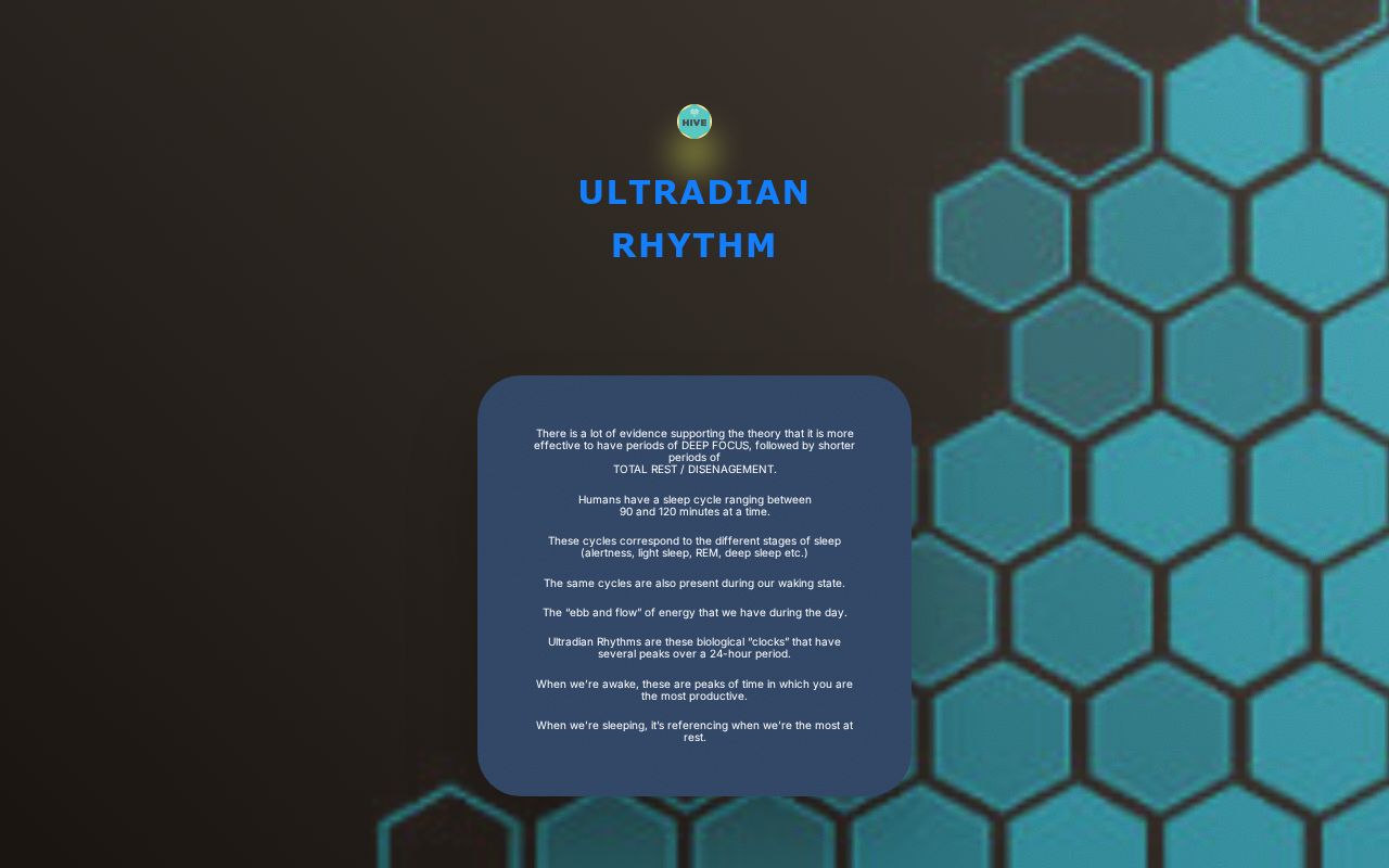 ULTRADIAN RHYTHM